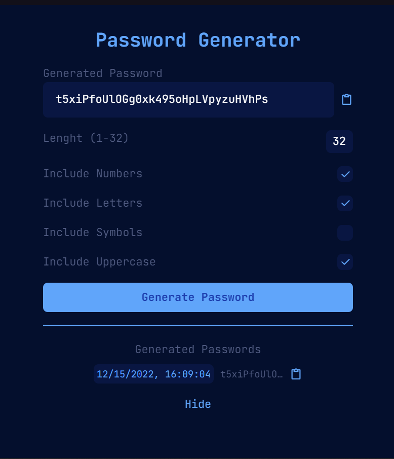 GitHub - devpedrodiass/Password-Generator: 🔐 Password Generator | Personal