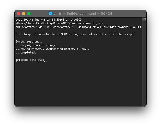 GitHub - chris1111/Fix-PackageMaker-APFS