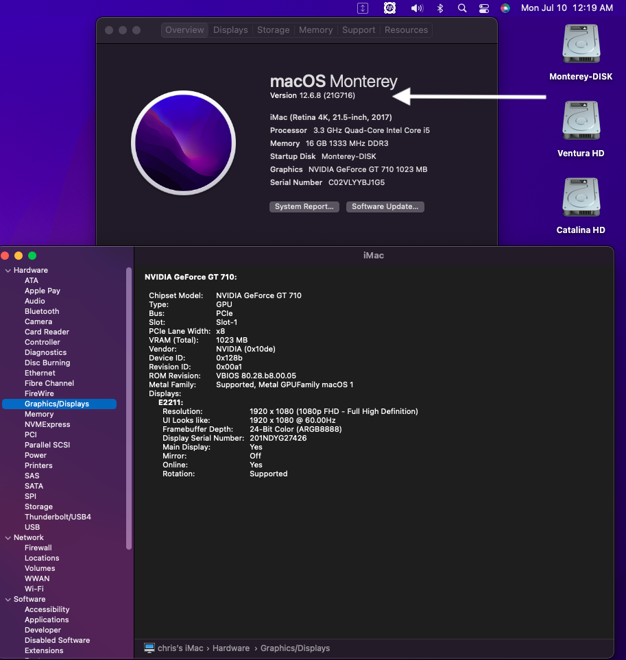Update macOS Monterey 12.6.8 (21G716) · chris1111 Geforce-Kepler-patcher · Discussion #77 · GitHub