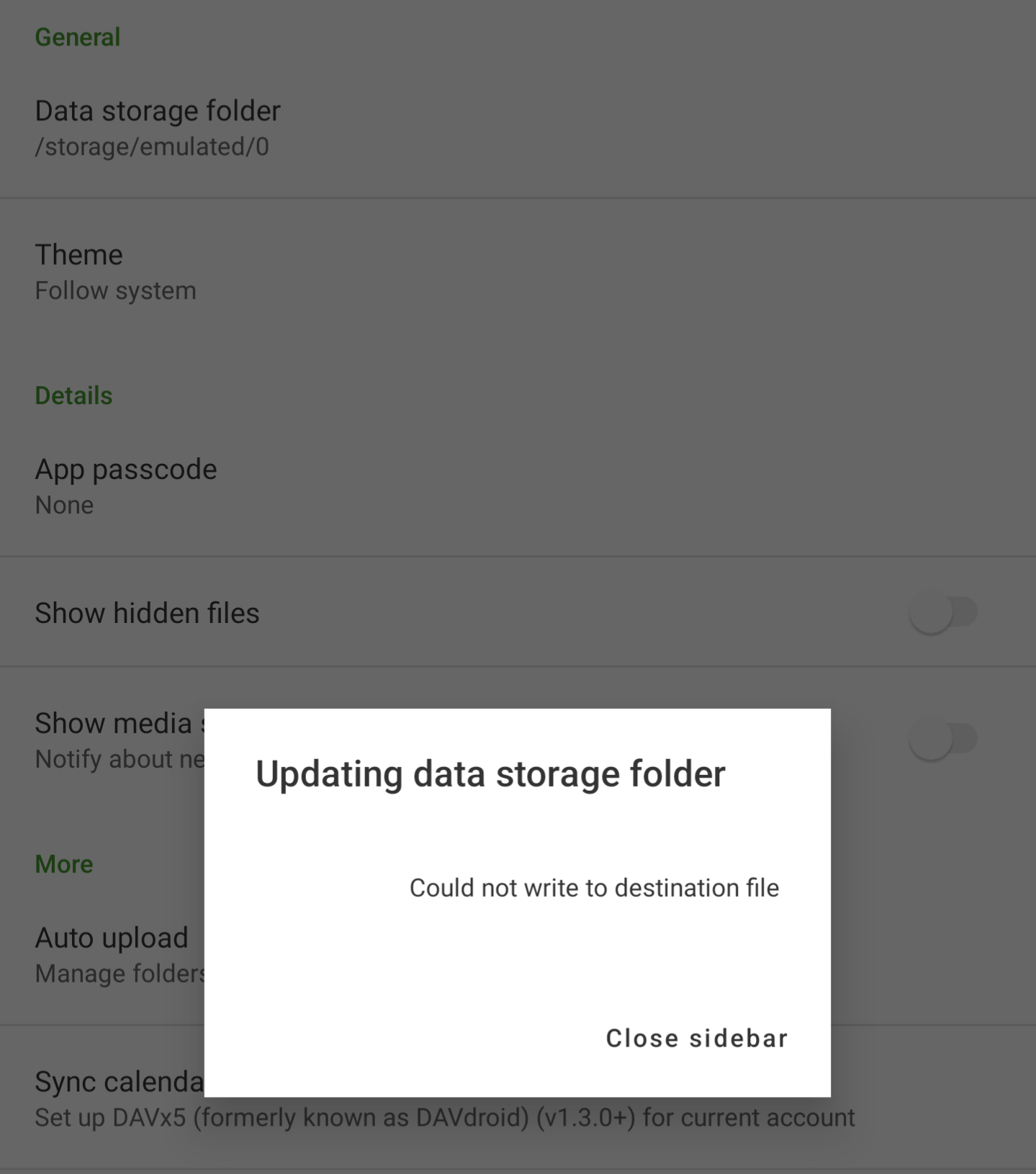 Nexcloud android app data folder not working with Android 13 · Issue ...