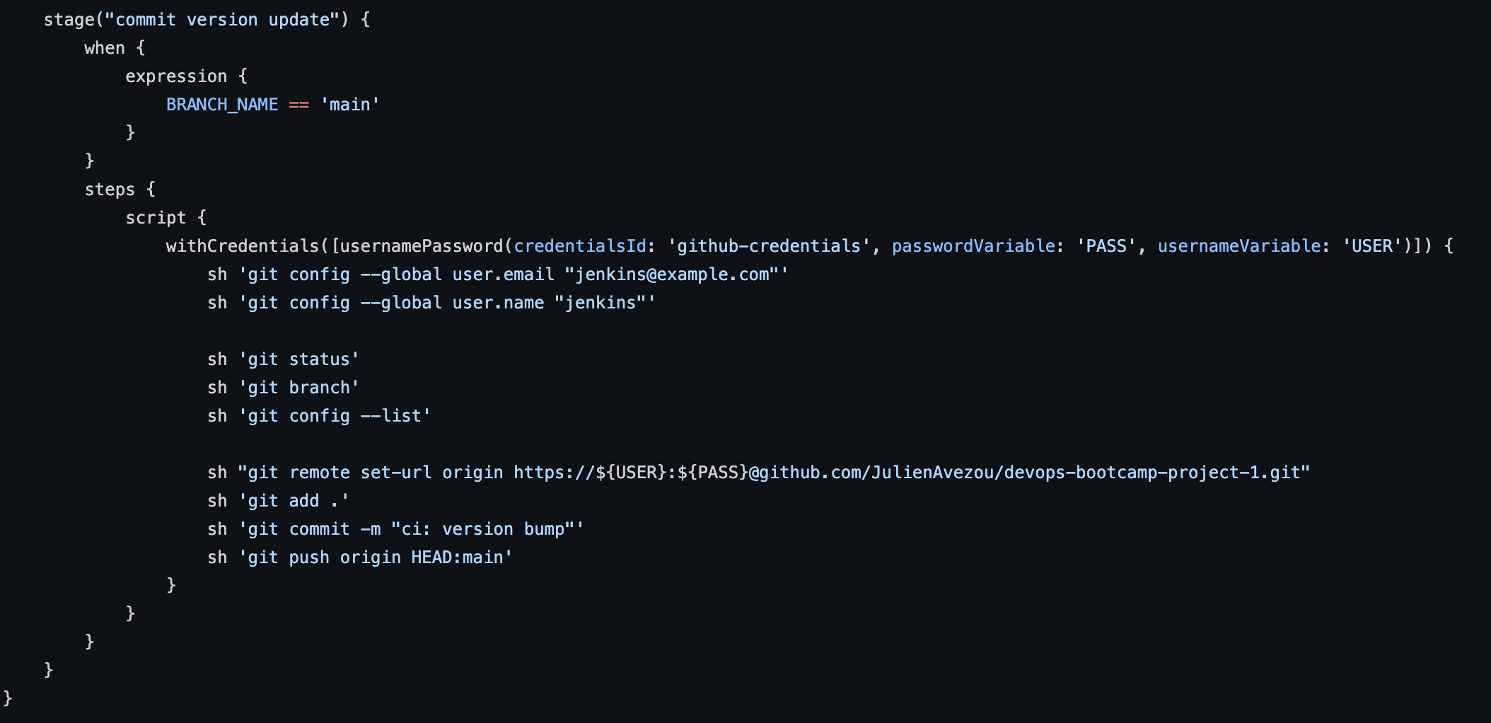 GitHub - JulienAvezou/devops-bootcamp-project-4: Demo for Module 8: CI/CD and Jenkins