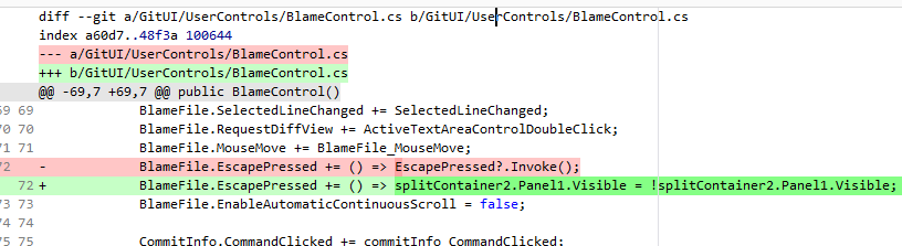 Blamecontrol Make Commit Info Gutter Collapsible · Issue 9436 · Gitextensionsgitextensions