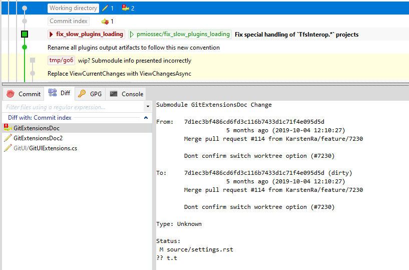 Incomplete submodule info · Issue #7856 · gitextensions/gitextensions · GitHub