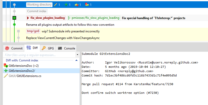 Incomplete submodule info · Issue #7856 · gitextensions/gitextensions · GitHub