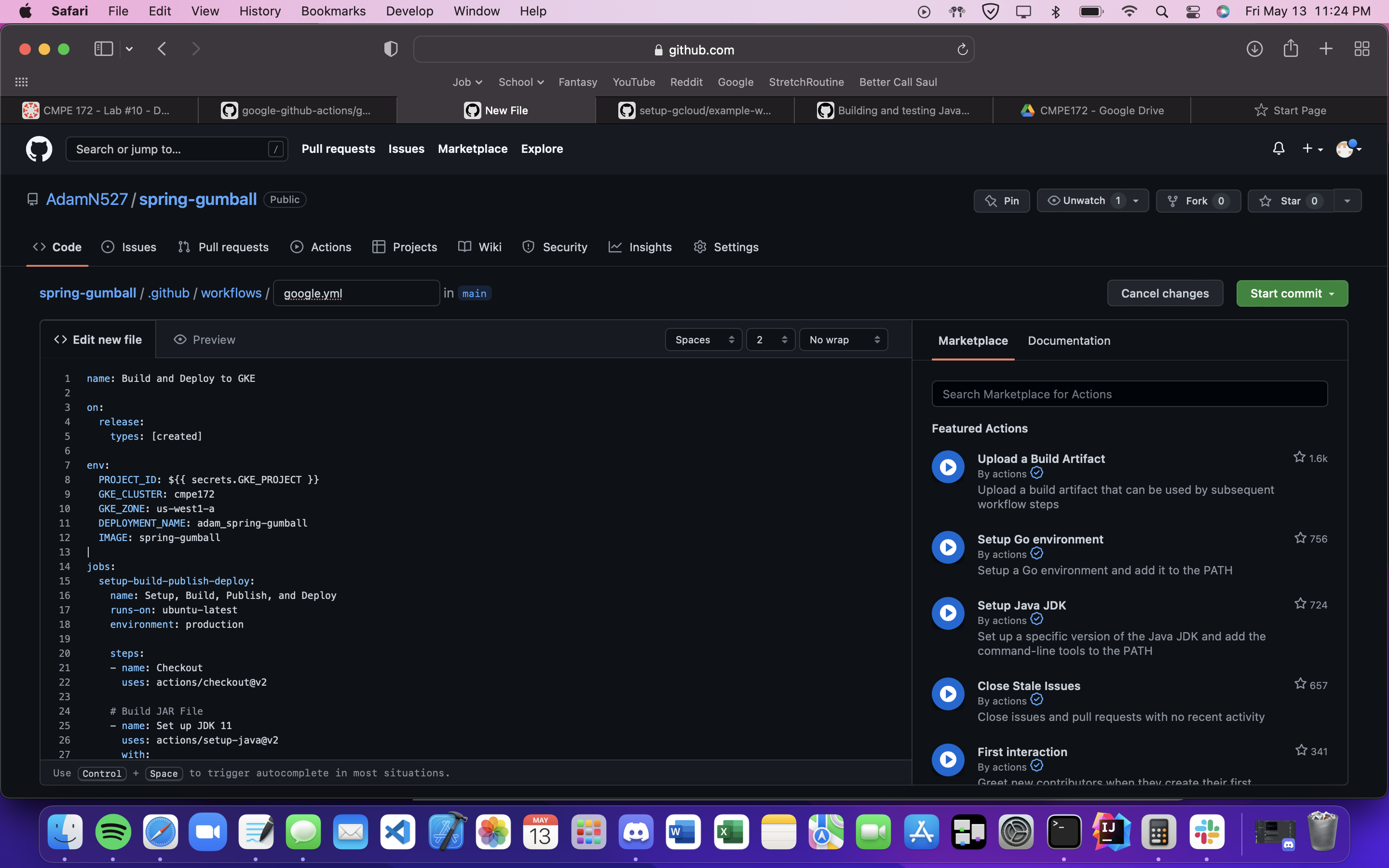 GitHub - AdamN527/spring-gumball