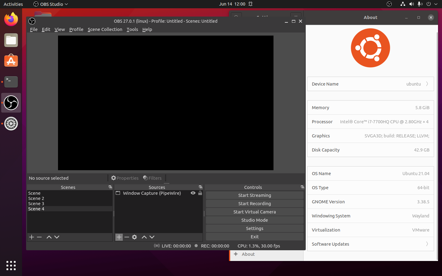 [linux] OBS Studio running on Wayland session of KDE Plasma desktop environment has Wayland ...