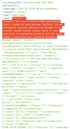 Connection Target Error · Issue #971 · eclipse-ditto/ditto · GitHub