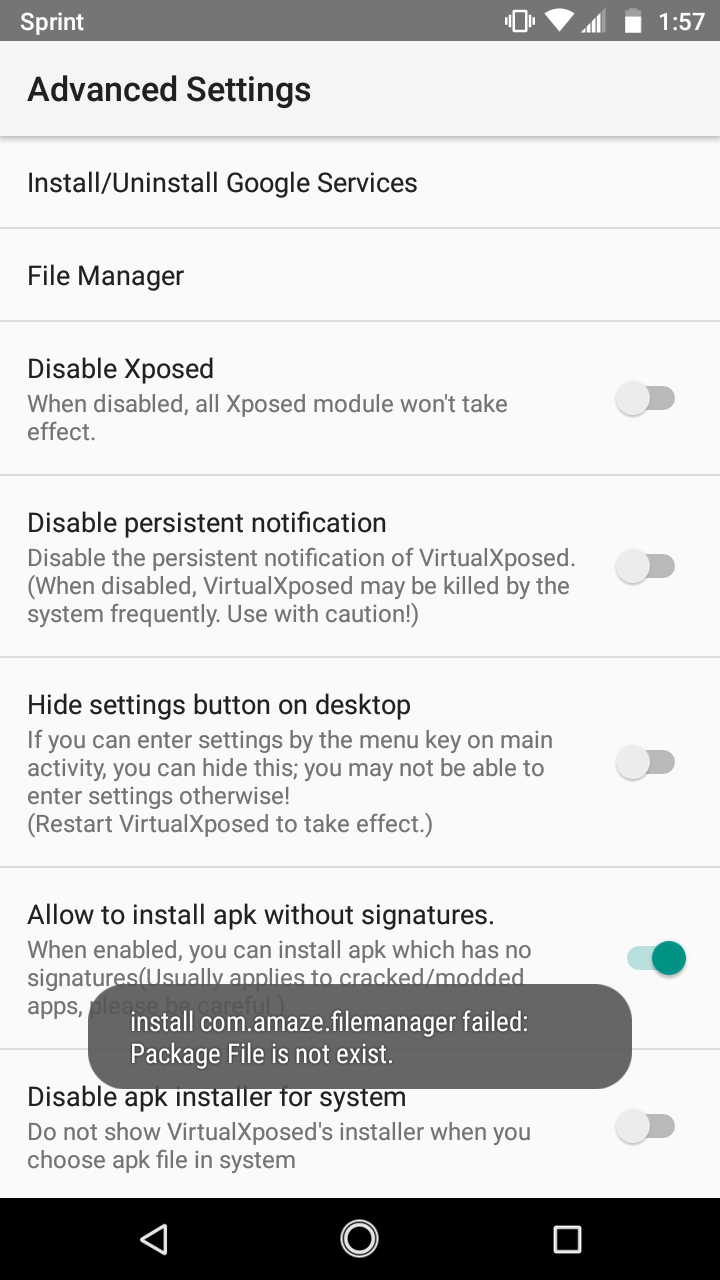 Can't install file manager · Issue #820 · android-hacker/VirtualXposed · GitHub