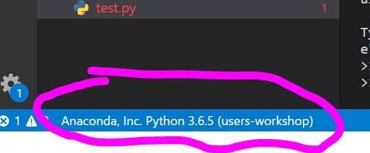 When switching conda environments in python editor, also switch environment in powershell ...