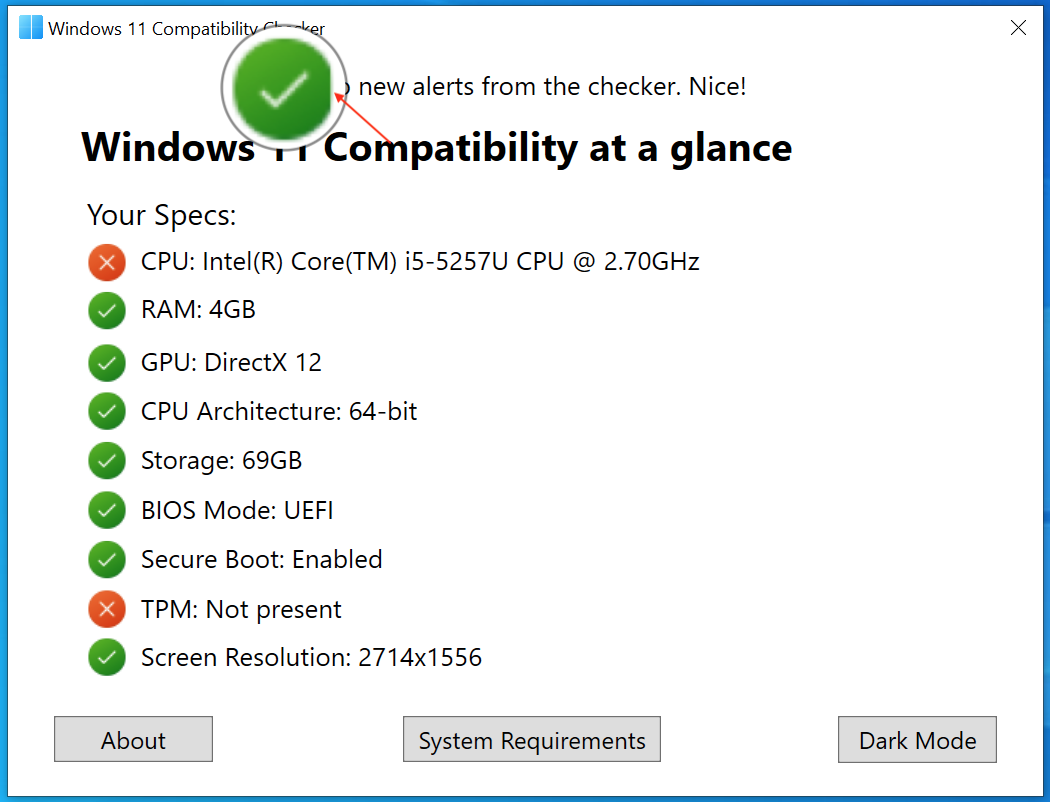 Improving the user interface · Issue #4 · orangegrouptech/Windows-11-Compatibility-Checker · GitHub