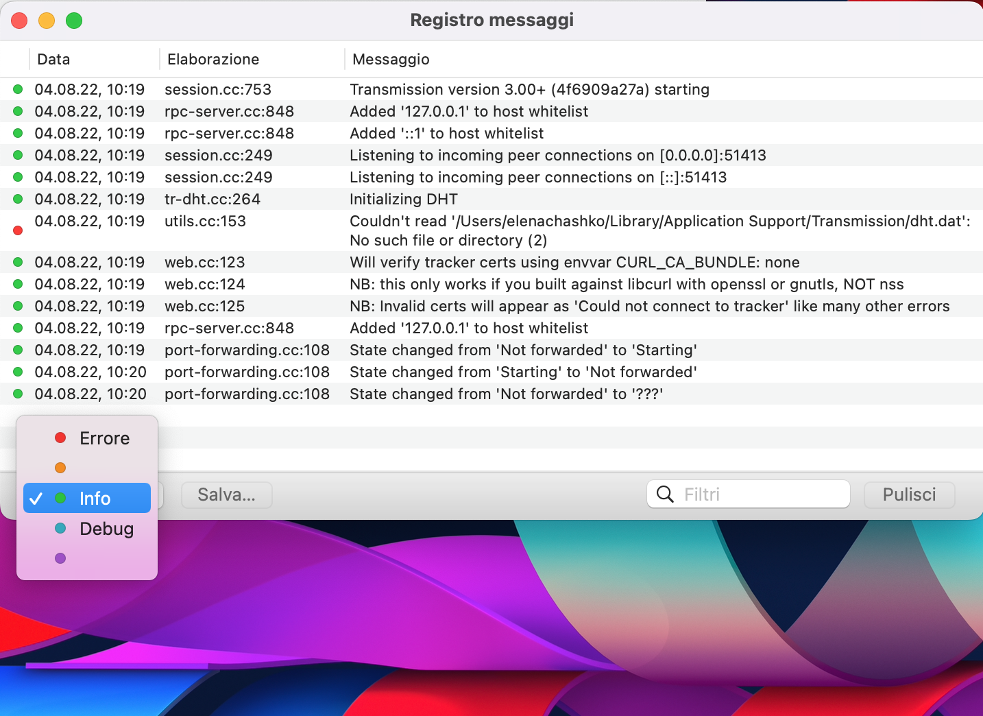 Macos Message Log Translations Being Missing · Issue 3574 · Transmissiontransmission · Github