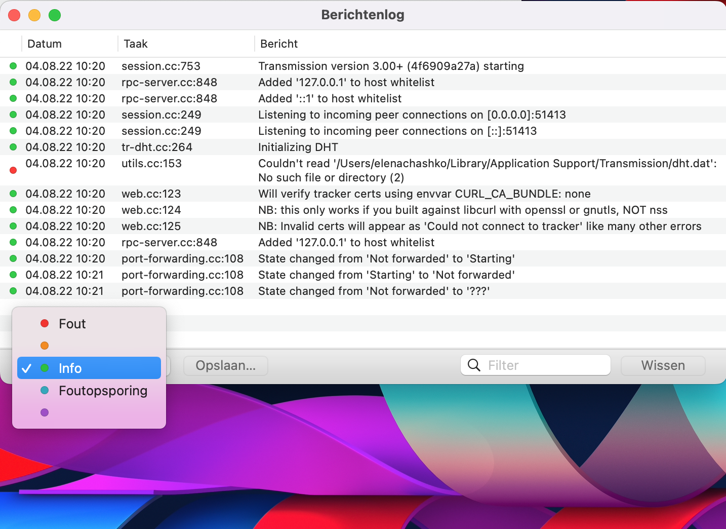 [macOS] Message Log, translations being missing · Issue #3574 · transmission/transmission · GitHub