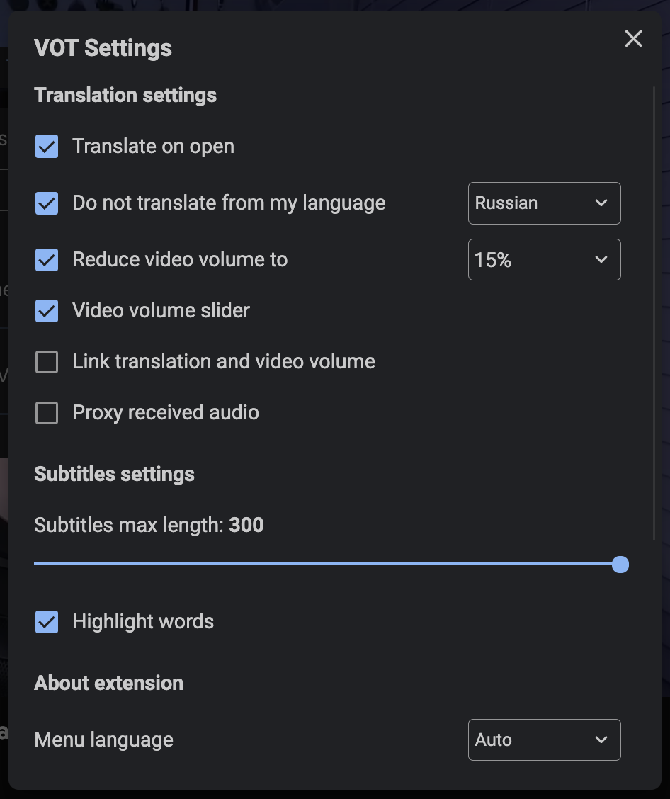 Add an option to select other percentages in "Reduce video volume to". · Issue #418 · ilyhalight ...