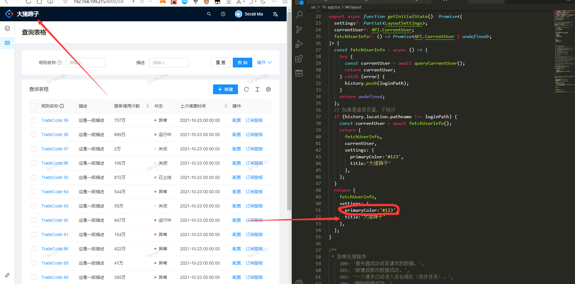 🐛[bug]在app Tsx中 给layout中配置primarycolor属性不生效 · Issue 3880 · Ant Design Pro Components · Github
