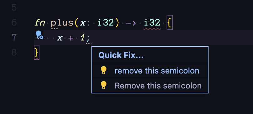 Duplicate quick fixes · Issue #13308 · rust-lang/rust-analyzer · GitHub