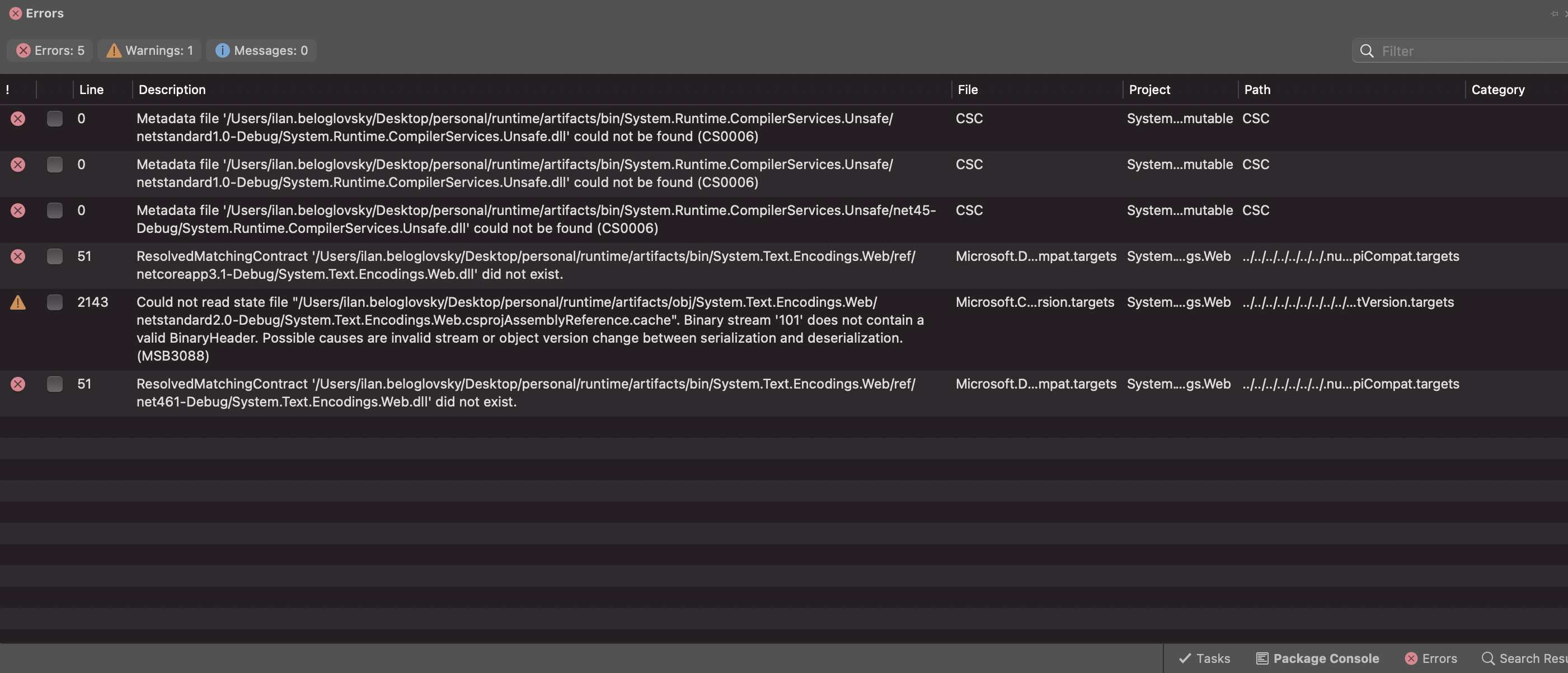 System.Text.Json argument exception: The type 'System.DateTime&' may not be used as a type ...