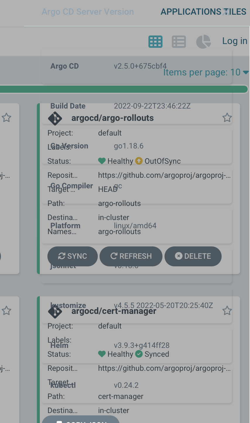 bug(ui): Version panel is transparent · Issue #10710 · argoproj/argo-cd · GitHub