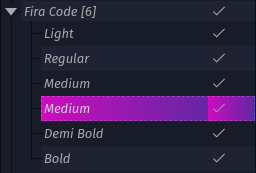 Fira Code Retina being install as Medium · Issue #1241 · tonsky ...