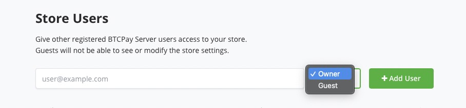 [Design] Improve Store User role information · Issue #4111 · btcpayserver/btcpayserver · GitHub