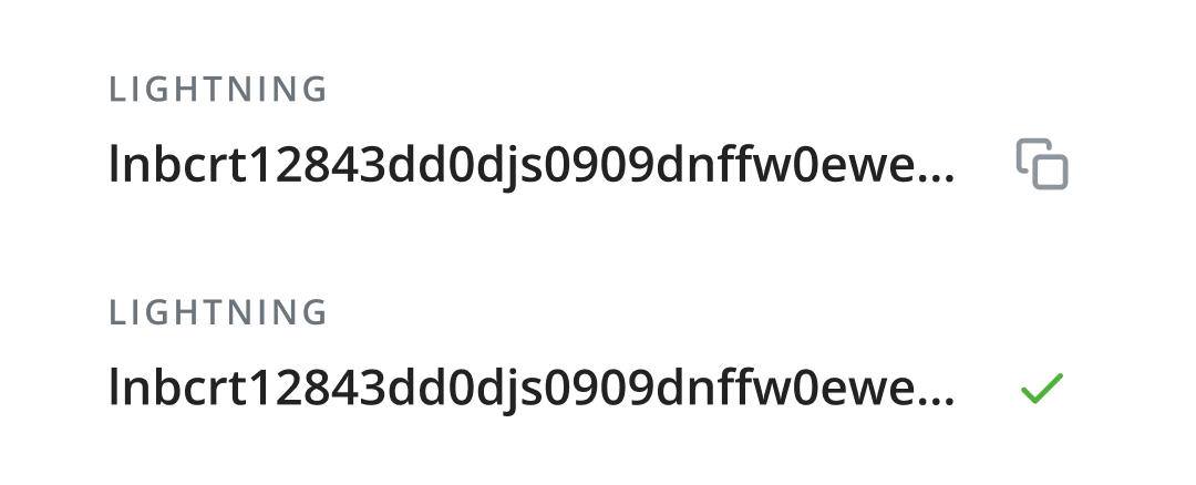 Replace `copy` Text With An Icon Across All Views · Issue 4699