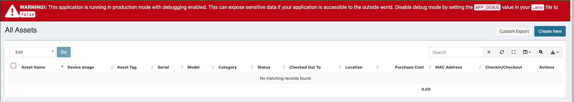 Data Loading Issue With Nginx · Issue 12412 · Snipe Snipe It · Github