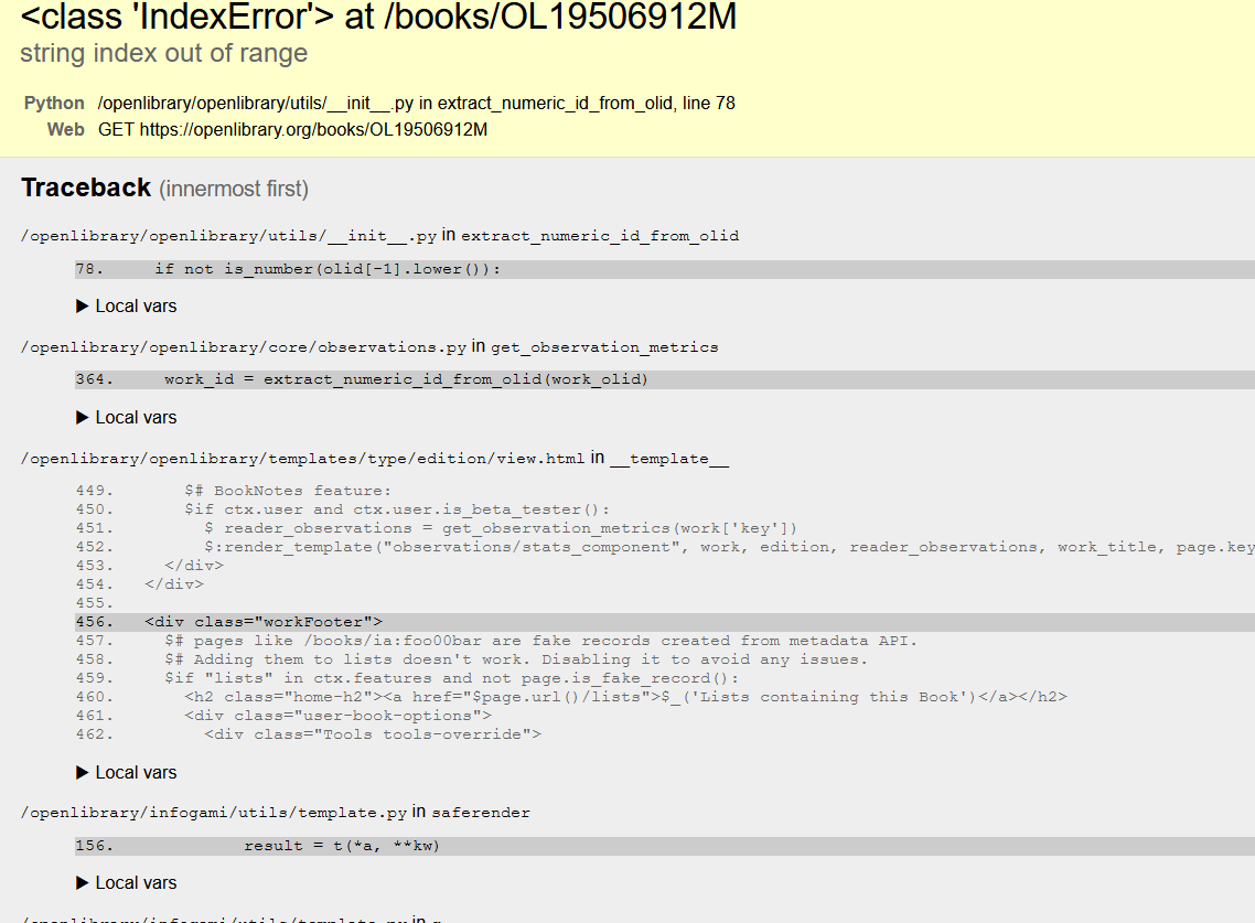 Orphaned editions throw IndexError: string index out of range · Issue #5404 · internetarchive ...
