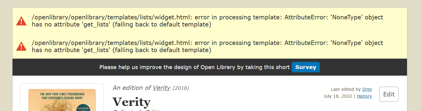 Book pages displaying lists error for logged out users · Issue #6884 · internetarchive ...
