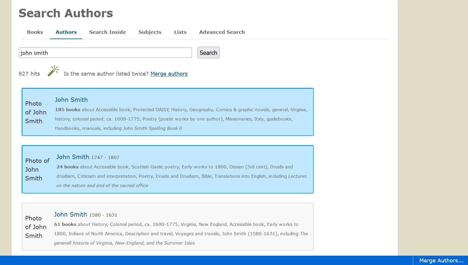Update Merge Author UI to reflect current merge guidelines · Issue #7259 · internetarchive ...