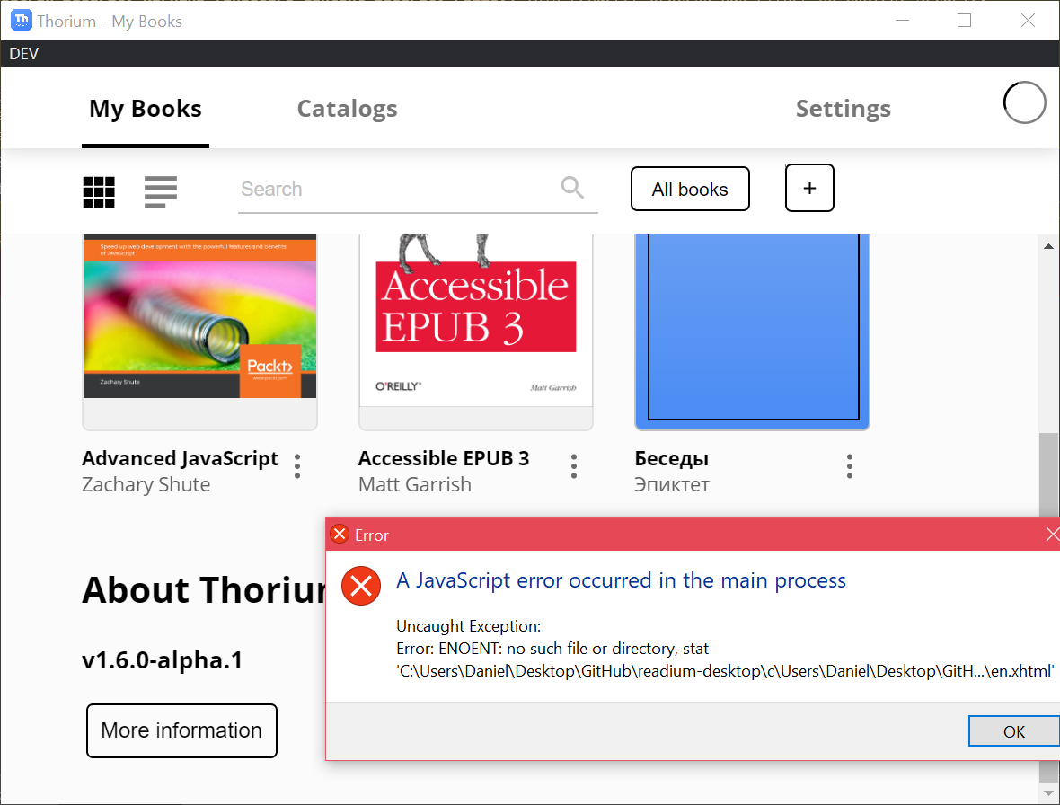 "about Thorium" auto-generated EPUB fails to create on Windows · Issue #1328 · edrlab/thorium ...