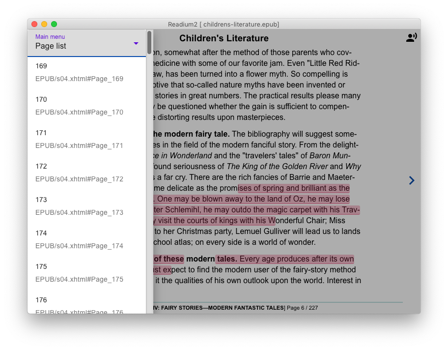 Missing UI for EPUB nav epub:type="page-list" (epub:type="pagebreak") · Issue #368 · edrlab ...