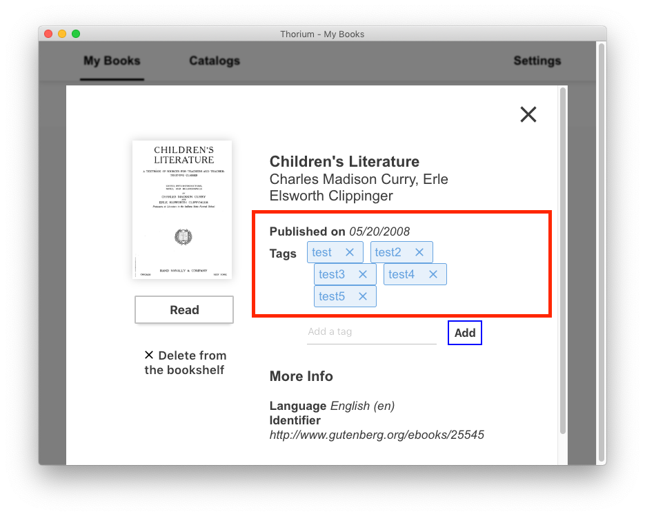 Publication tags "cloud", needs spacing (visual aesthetics) · Issue #690 · edrlab/thorium-reader ...