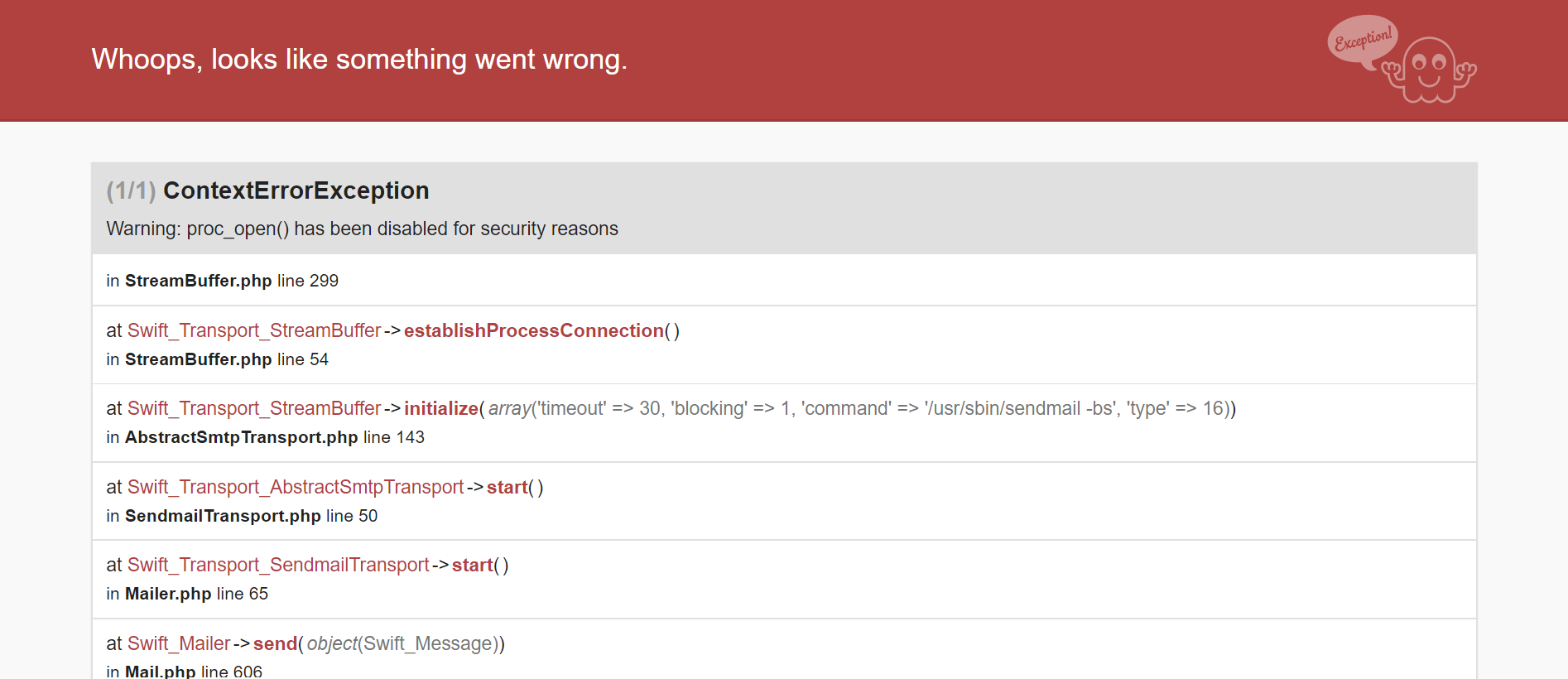 warning: proc_open() has been disabled for security reasons - prestashop 1.7.7.5 · Issue #25380 ...