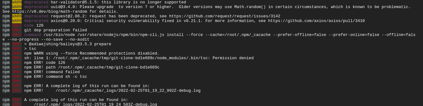 BUG Npm install · Issue #1042 · Nurutomo/wabot-aq · GitHub