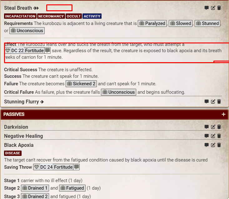 NPC: Hertical monk of brigh and Kurobozu need black apoxia trait on steal breath · Issue #8317 ...