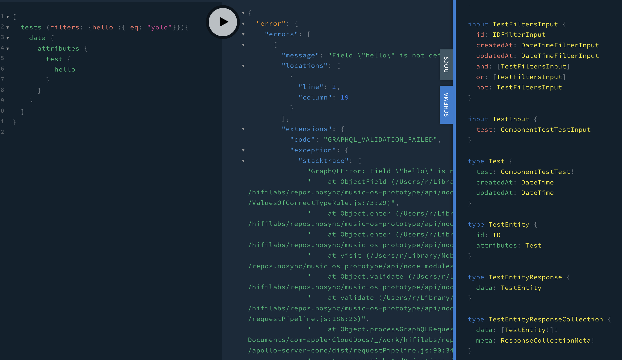 GraphQL `filters` not working with Components · Issue #13248 · strapi/strapi · GitHub
