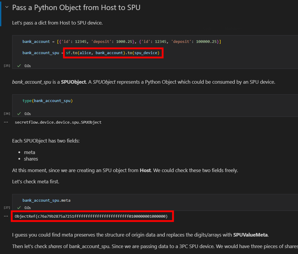 验证 SecretFlow “SPU” 相关教程，包括文档流程和代码示例 · Issue #644 · secretflow/secretflow · GitHub