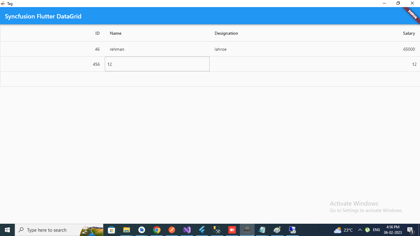 Flutter Syncfusion DataGrid While Add new Row on Cell Submit focus on multi cells · Issue #1076 ...