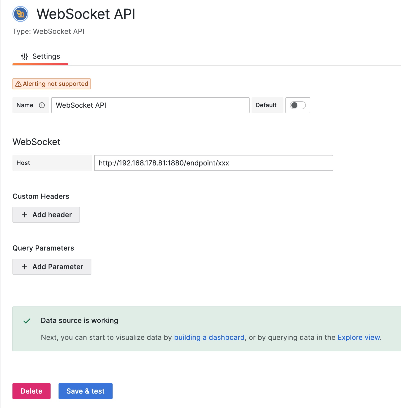 WebSocket API: Datasource not working · Issue #73582 · grafana/grafana ...