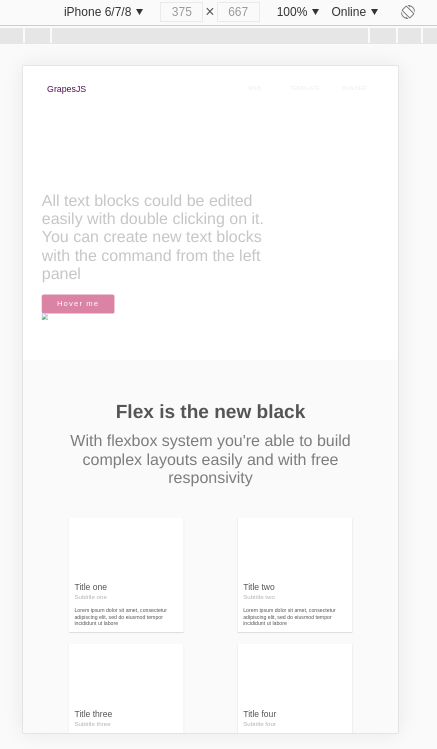 BUG: HTML exported from the demo not responsive to screen size · Issue ...