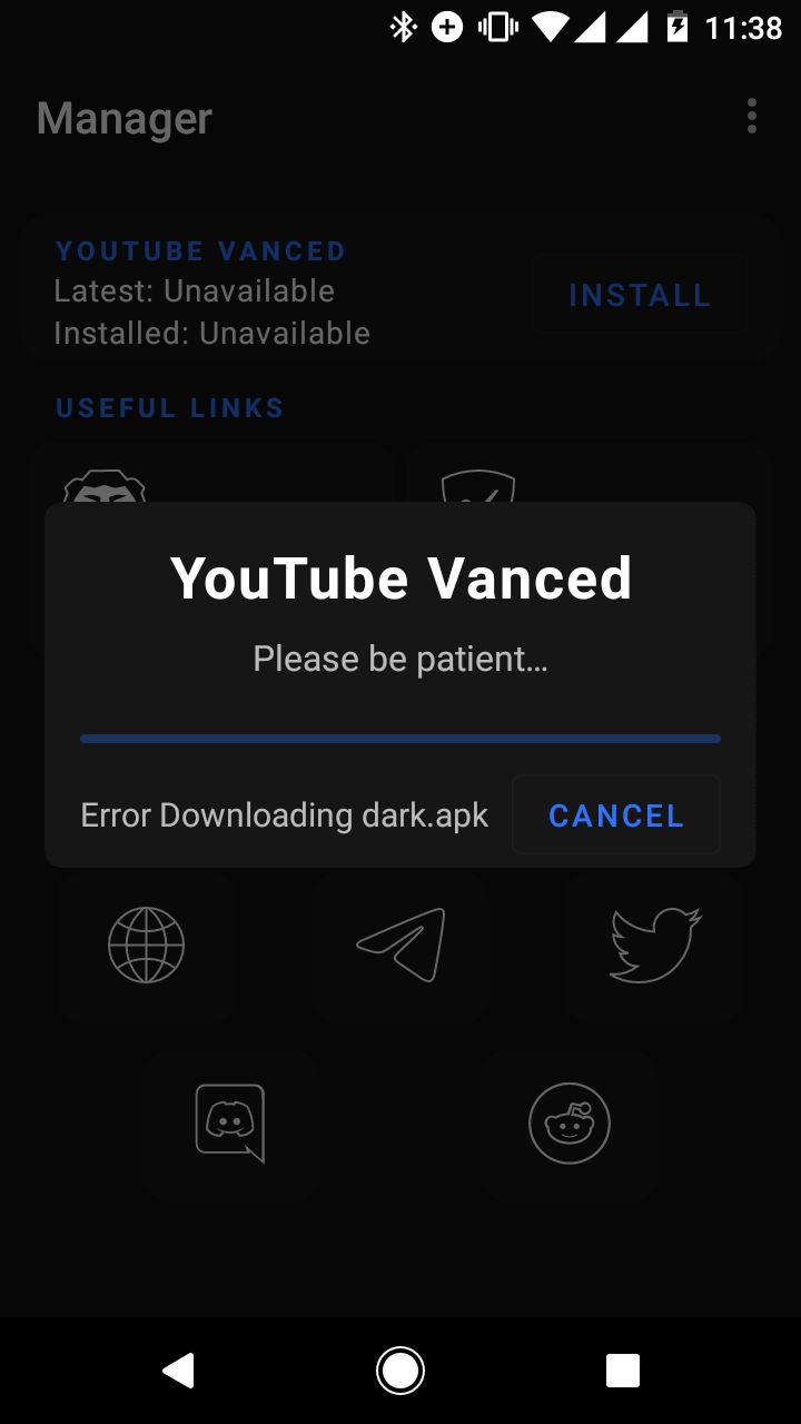 Error Downloading dark.apk · Issue #270 · TeamVanced/VancedManager · GitHub