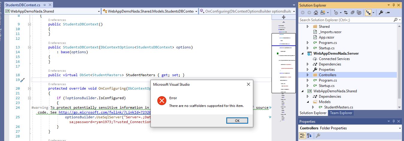 NO PUEDO CREAR CONTROLADORES EN LA VERSION SDK 3.0 PREVIEW. VS2019 · Issue #2762 · dotnet/core ...