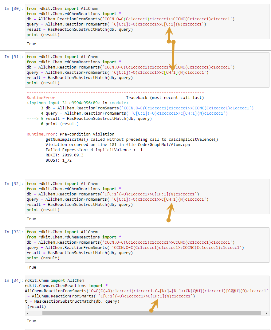 Unexpected Errors Within The Substructure Matching Routine Caused By Hydrogens · Issue 3155