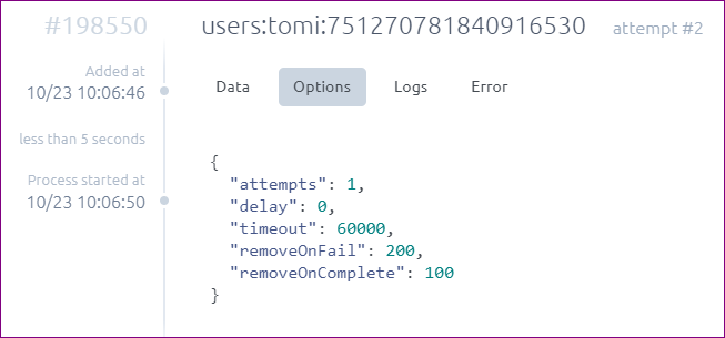 Queue stuck with jobs in "active" state for hours, and rest of jobs not being processed · Issue ...