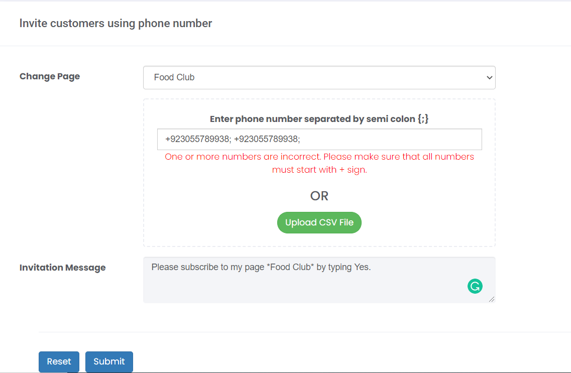Submit Button Issue in Invite Using Phone Number · Issue #11203 ...