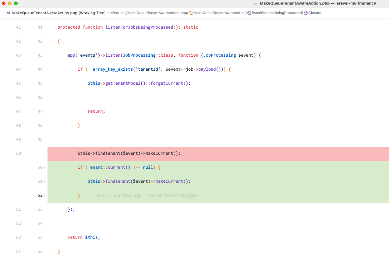 Tenant aware jobs from redis queue querying wrong tenants database · Issue #426 · spatie/laravel ...