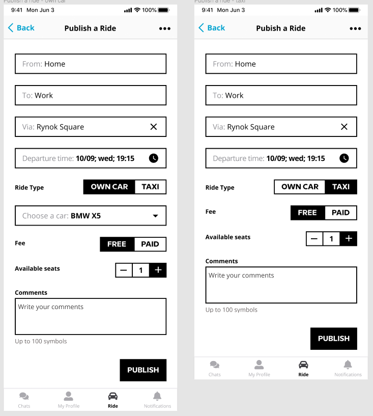 [Create Journey] Publish a Ride Page · Issue #58 · ita-social-projects ...