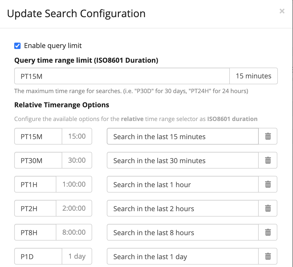 Default time range customisation on search configuration · Issue #10004 ...
