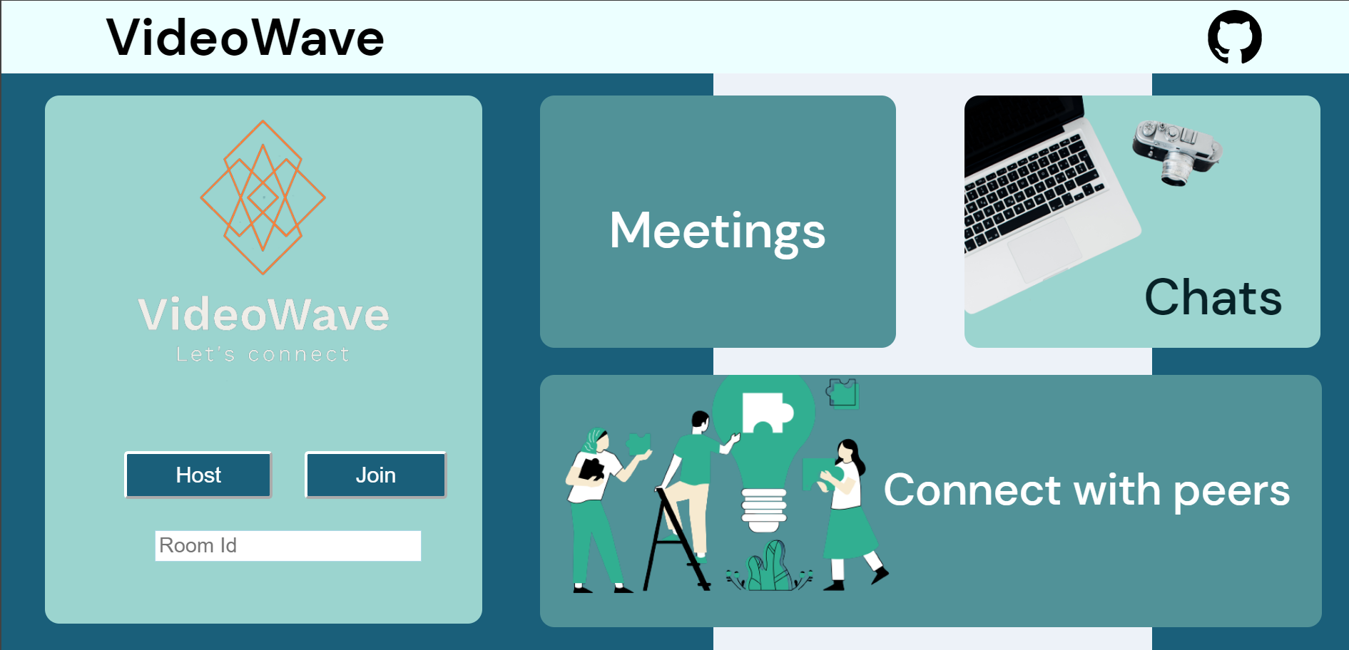 GitHub - jasir721/VideoWave: Video Conferencing app using socket.io and ...