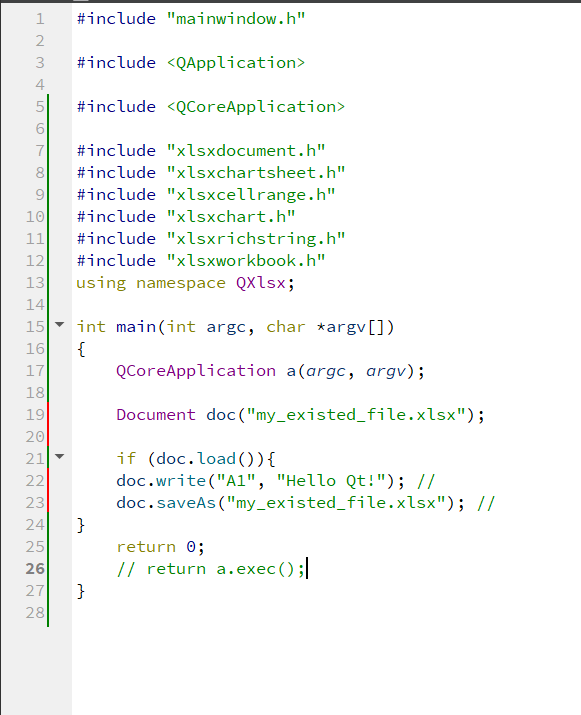 How to write in an existing file · Issue #166 · QtExcel/QXlsx · GitHub