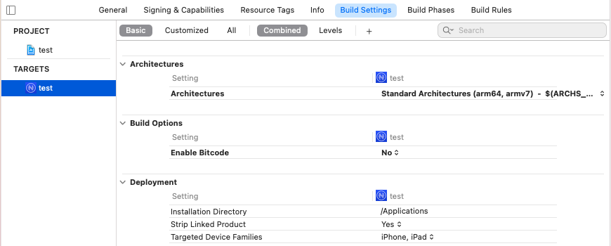 error: Building for iOS Simulator, but the linked and embedded framework 'TNSWidgets.framework ...